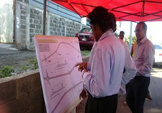 Mauritius first dedicated heavy vehicle lane to be built along Motorway M2
