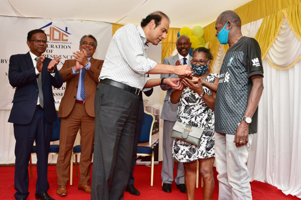 NHDC: Beneficiaries receive keys to their housing units at Résidence ...