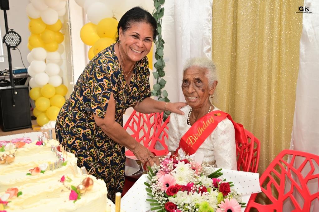 100th milestone birthday for Mrs Marie Paquerette