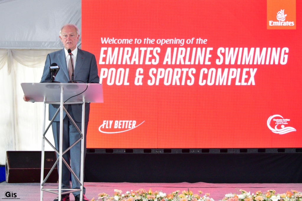 Prime Minister officially opens Emirates Swimming Pool and Sports Complex
