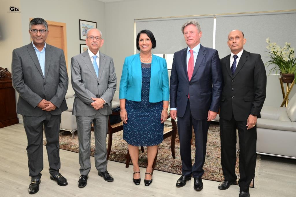 Ambassador of Georgia pays courtesy call on Minister Jeetun