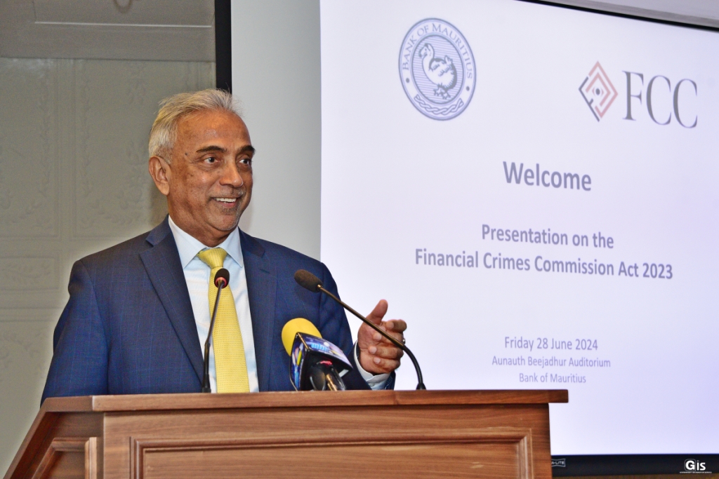 Bank of Mauritius hosts presentation on the Financial Crimes Commission ...