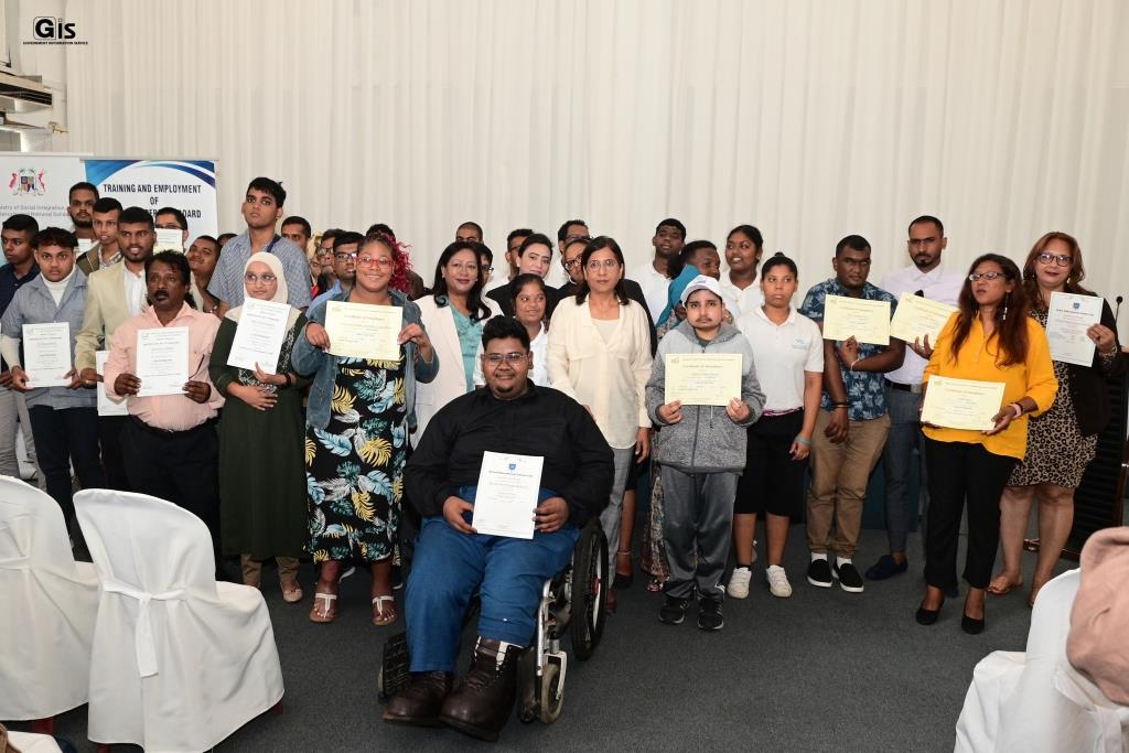 Certificates remitted to 54 Graduates of Disability Training Programme