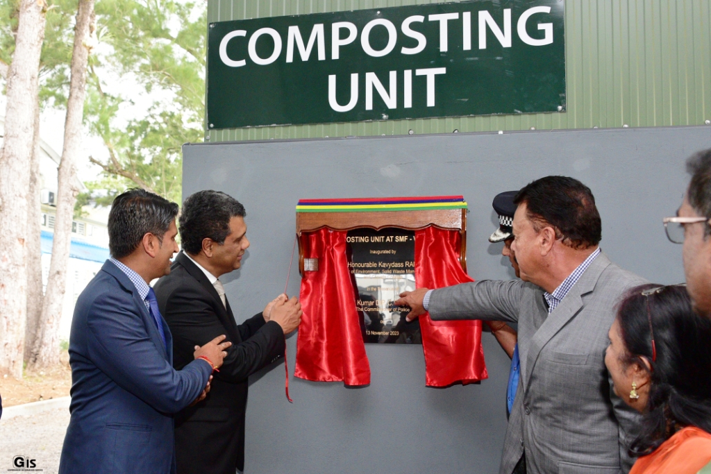 Circular economy: Minister Ramano inaugurates Composting Unit at SMF Vacoas