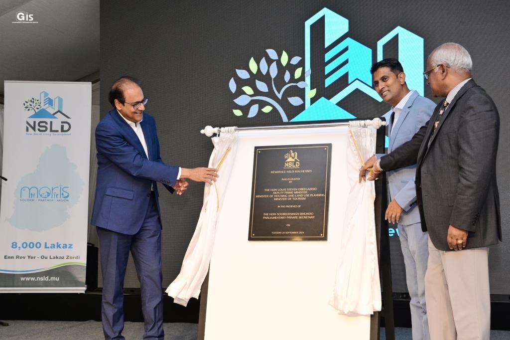 DPM Obeegadoo inaugurates NSLD social housing units at Résidence Malherbes