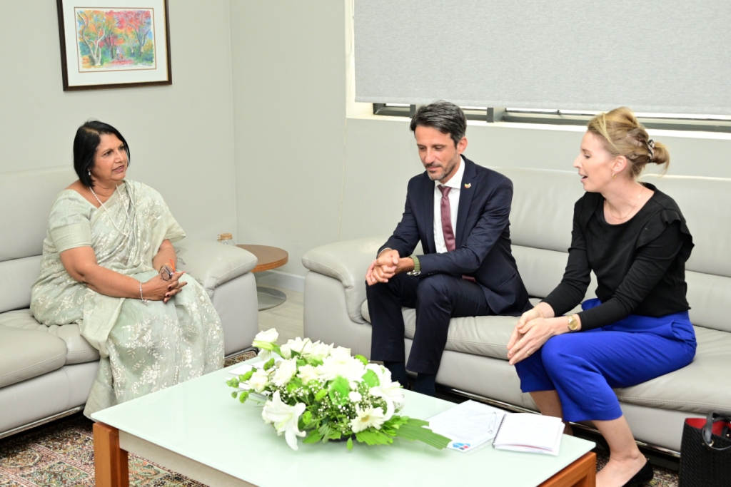 Deux visites marquantes pour Dr Jyoti Jeetun