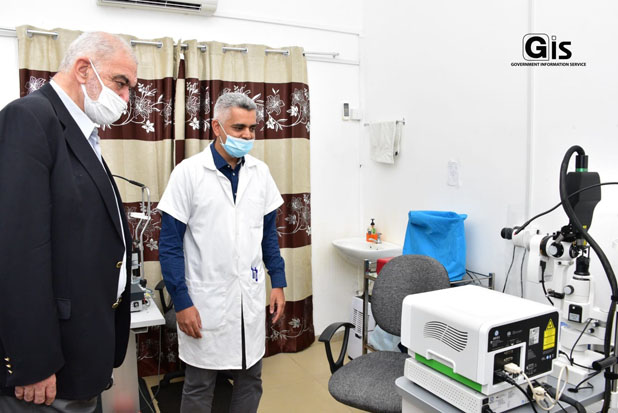 Emeritus Prof. of Ophthalmology, Dr Osama Ibrahim, visits Moka Eye Hospital