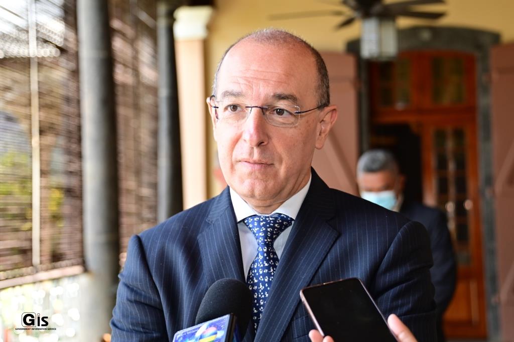 Italian Ambassador Paolo Cuculi meets the President of the Republic of ...