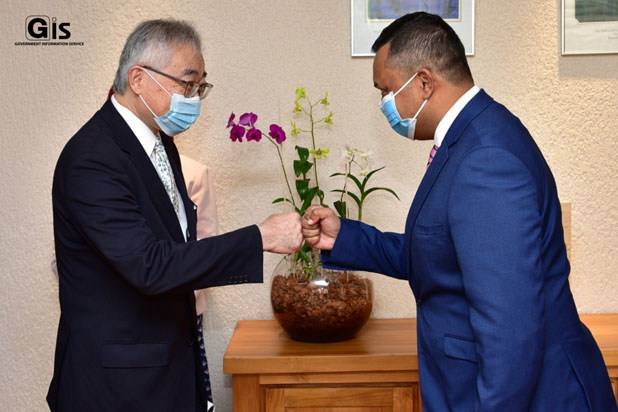 Japanese Ambassador pays courtesy call on Minister Balgobin