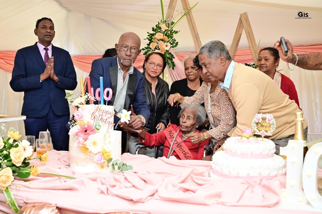 Mauritius welcomes a new centenarian, Mrs Marie Augustine Labonté