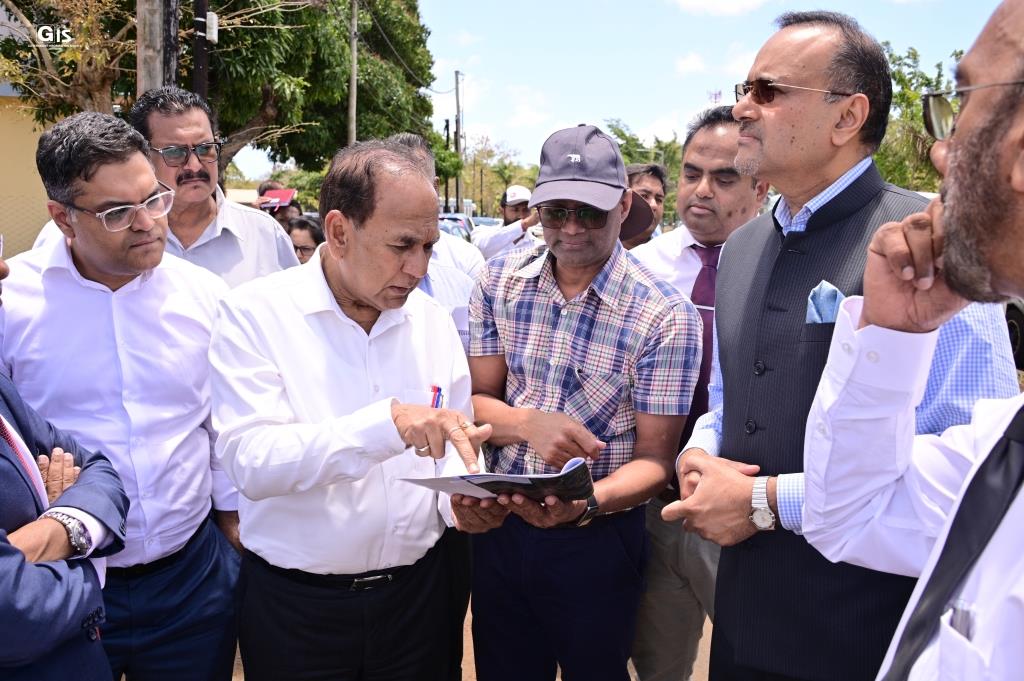 Minister Bachoo conducts site visit ahead of new SSRN Hospital Project