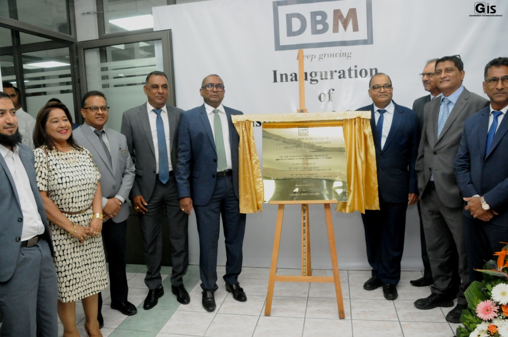 Minister Padayachy inaugurates refurbished DBM Head Office