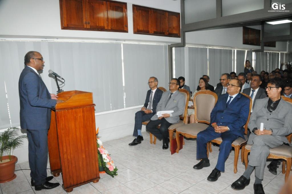 Minister Padayachy inaugurates refurbished DBM Head Office