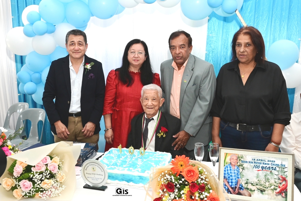 Mr Kwok Chung Yee celebrates his centenarian milestone