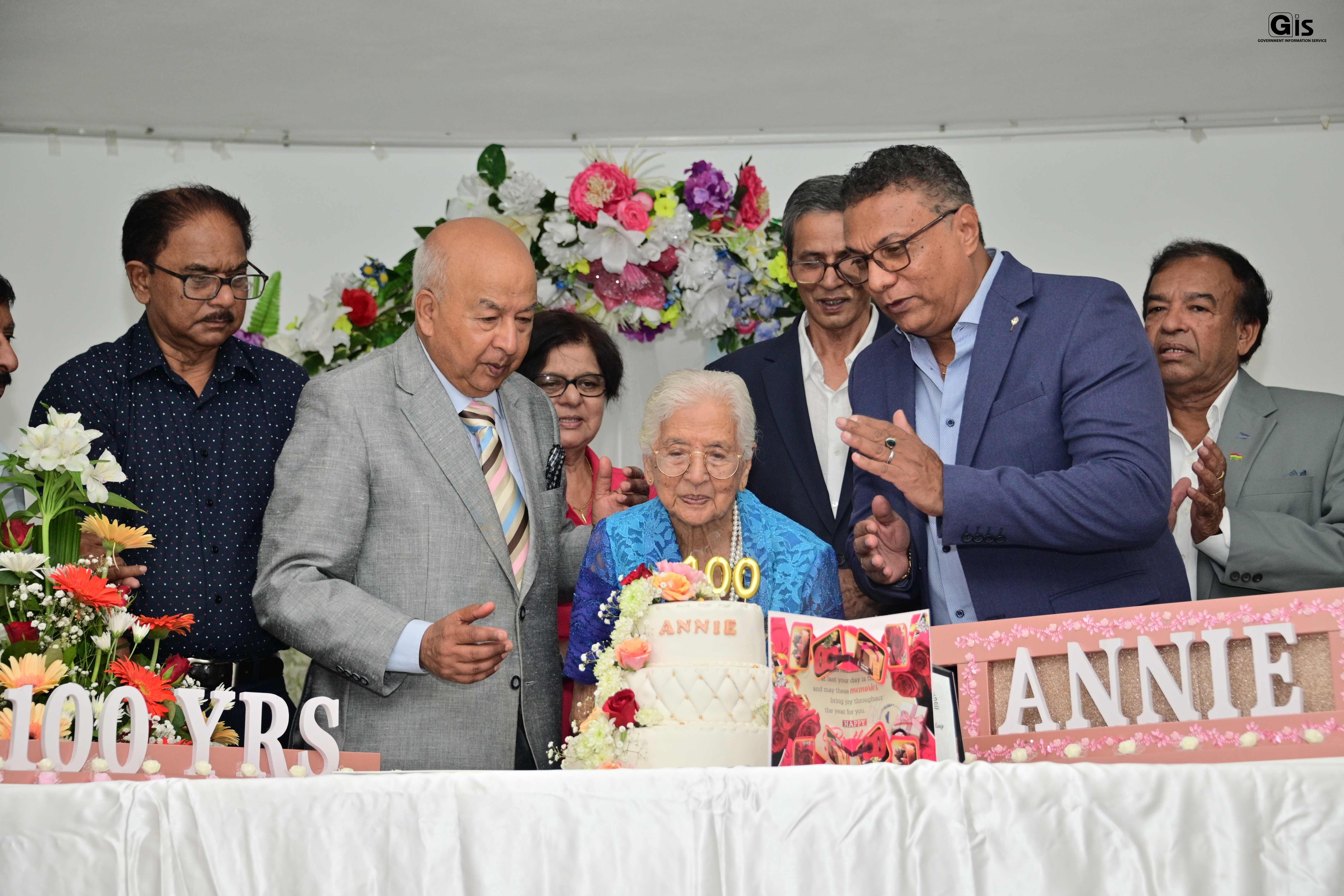 Mrs Annie Beesoo celebrates her 100th birthday