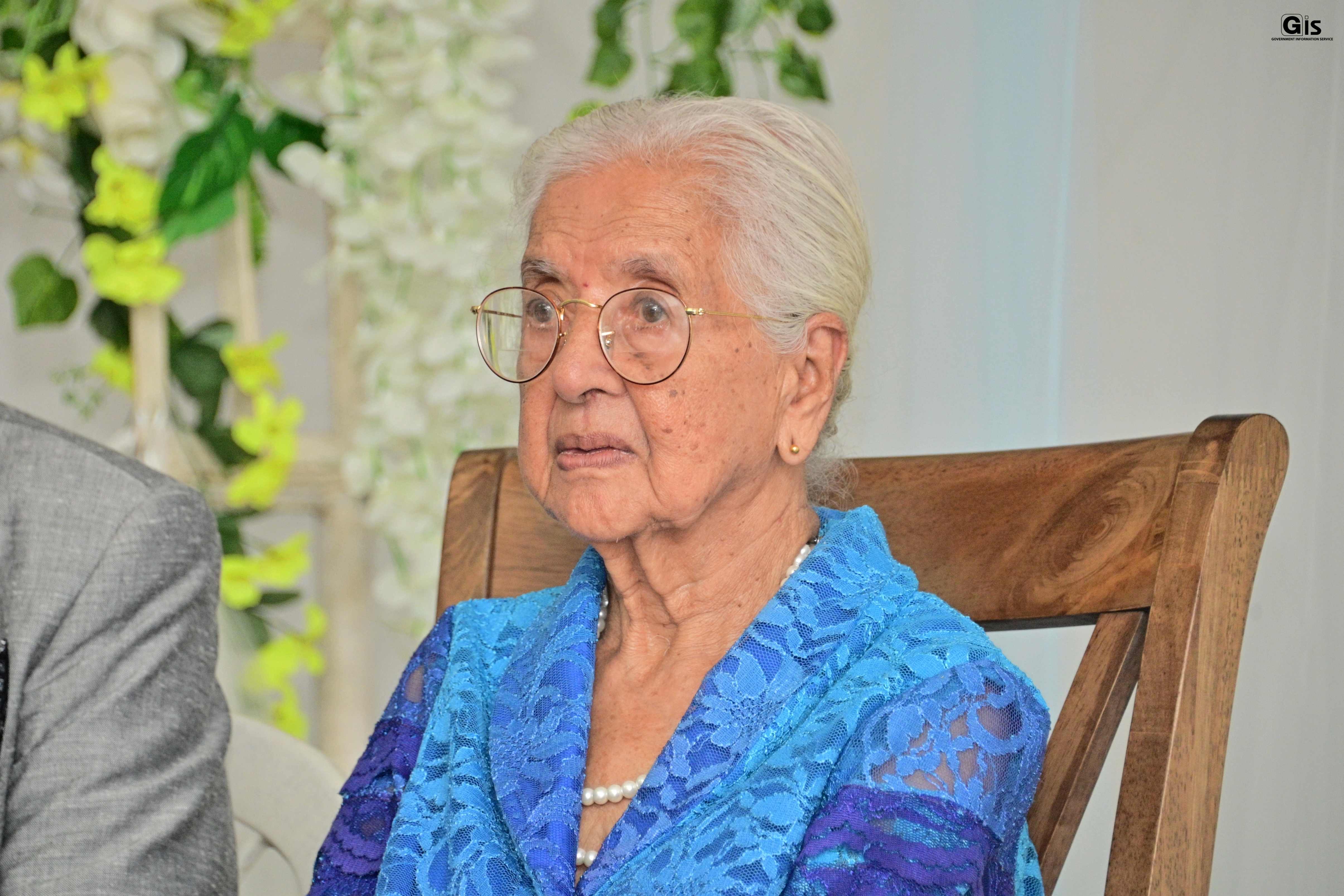 Mrs Annie Beesoo celebrates her 100th birthday