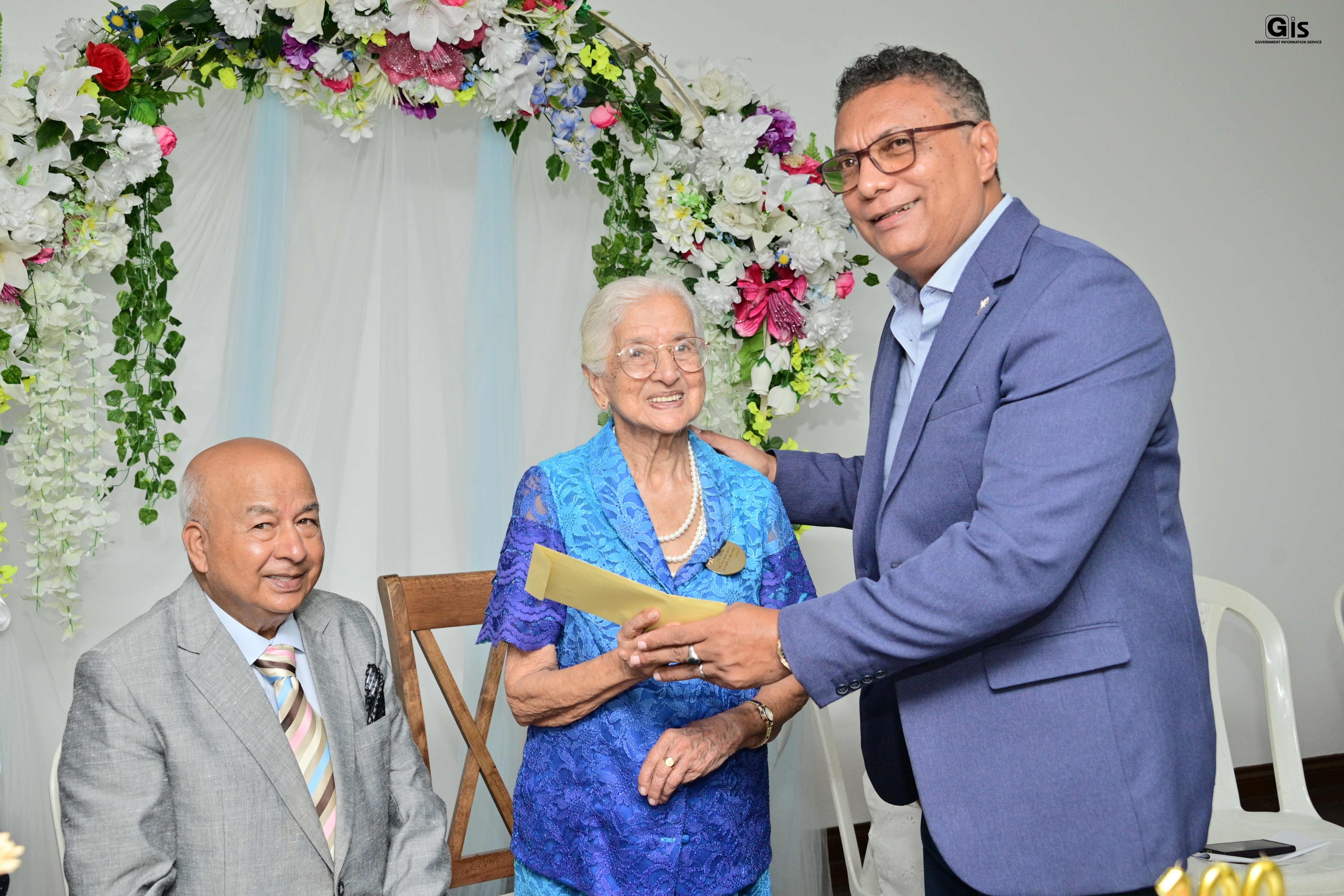 Mrs Annie Beesoo celebrates her 100th birthday