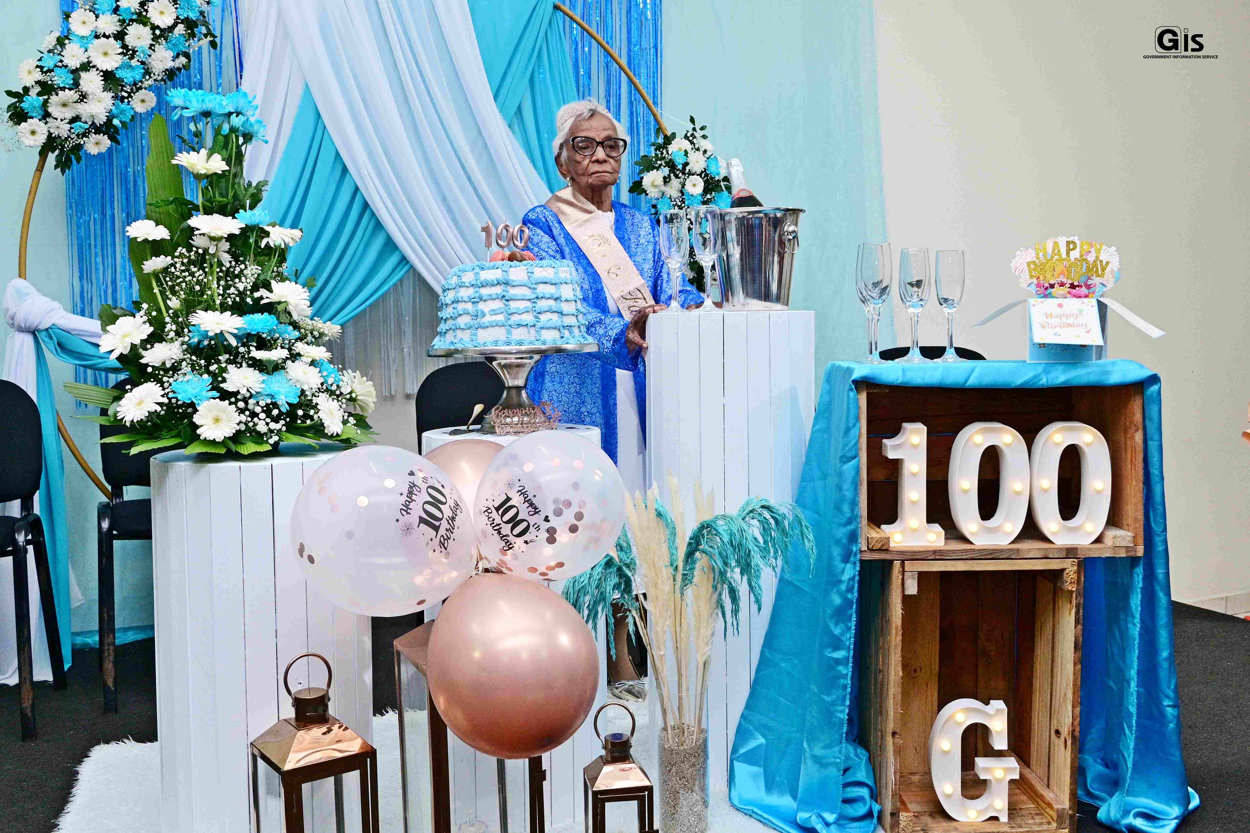 Mrs Juselle Sinove Govinden joins the league of centenarians