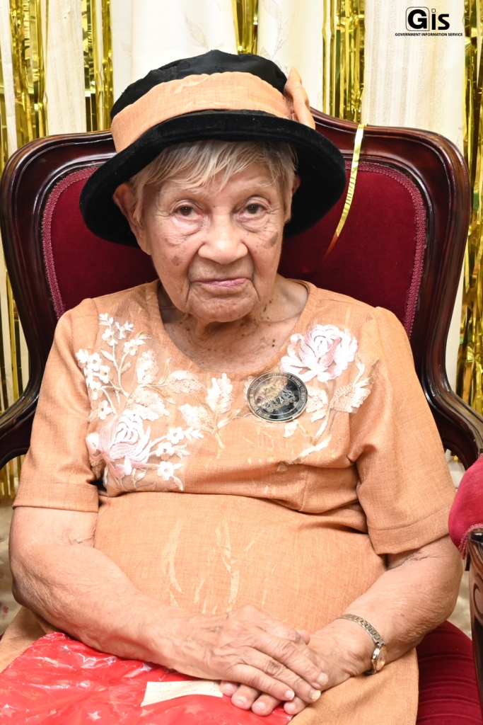 Mrs Marie Noelie Thimah celebrates her 100th birthday