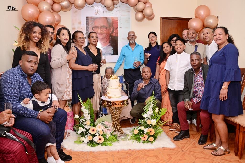Mrs Marie Rita Sylvio joins the league of Centenarians