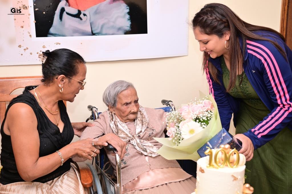 Mrs Marie Rita Sylvio joins the league of Centenarians