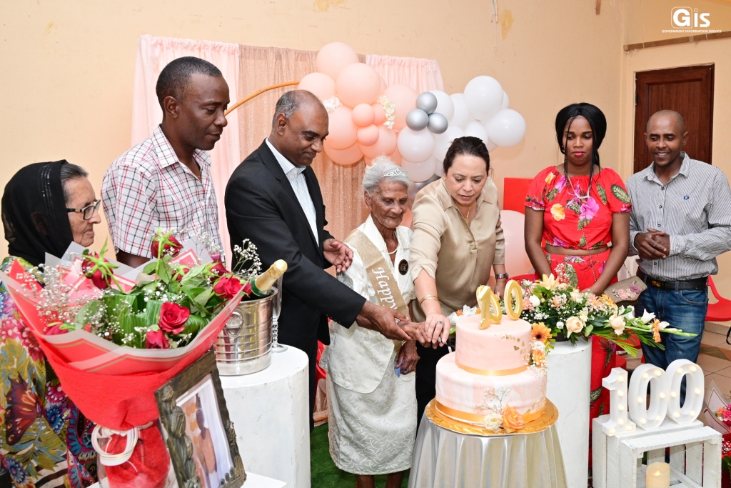 New Centenarian, Mrs Marie Thérèse Cateau, celebrates her birthday