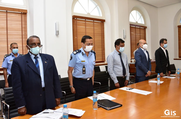 One minute of silence observed in memory of late High Commissioner Jhumun