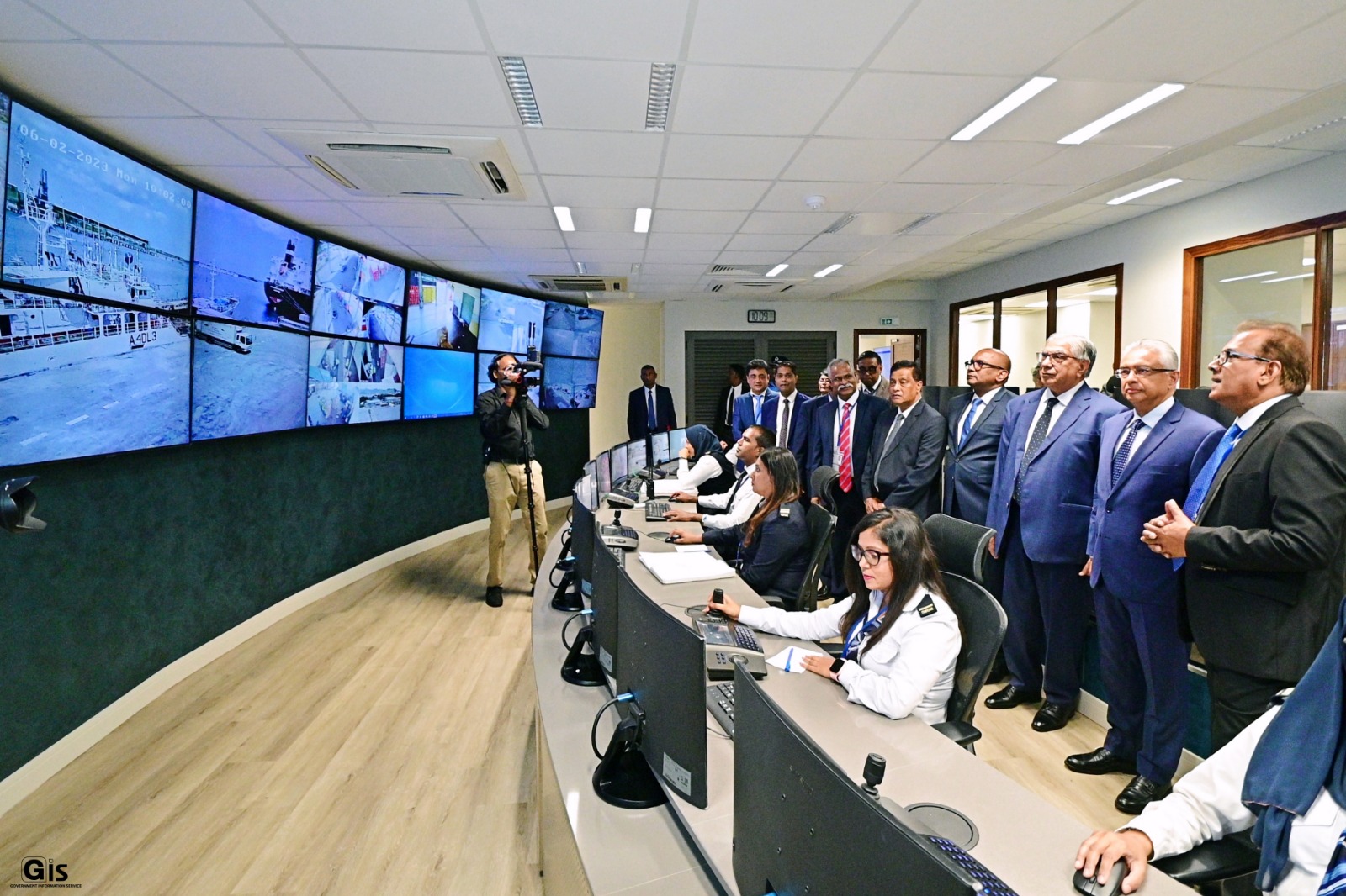 PM Jugnauth inaugurates the Port Surveillance Command Centre of the ...