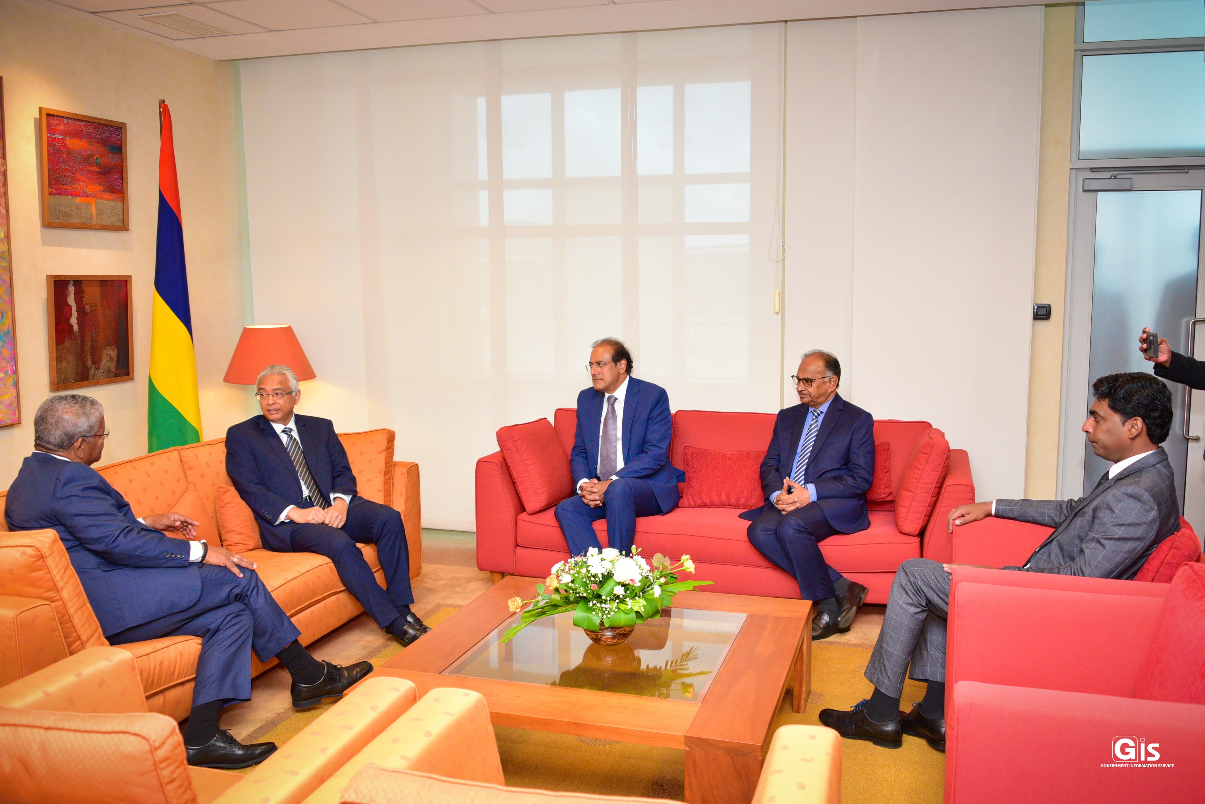 President of Republic of Seychelles in Mauritius for the Commemoration ...