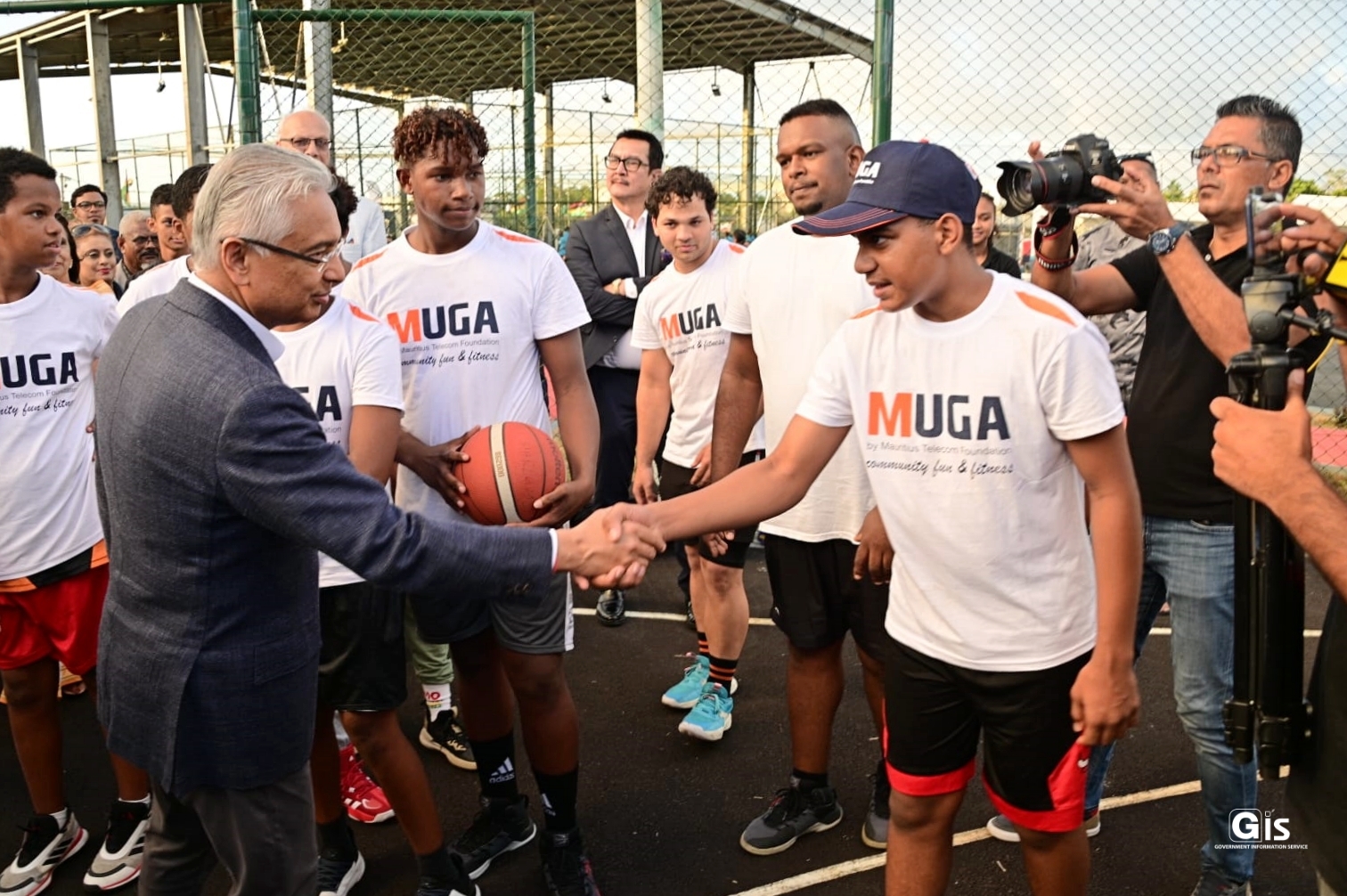 Prime Minister Jugnauth inaugurates MUGA facility at Malherbes
