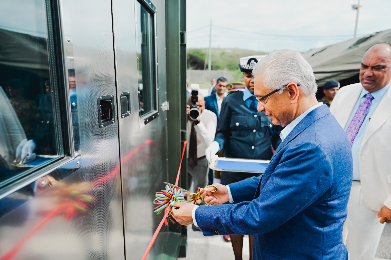 Prime Minister Jugnauth inaugurates Police Force Shooting Range in ...