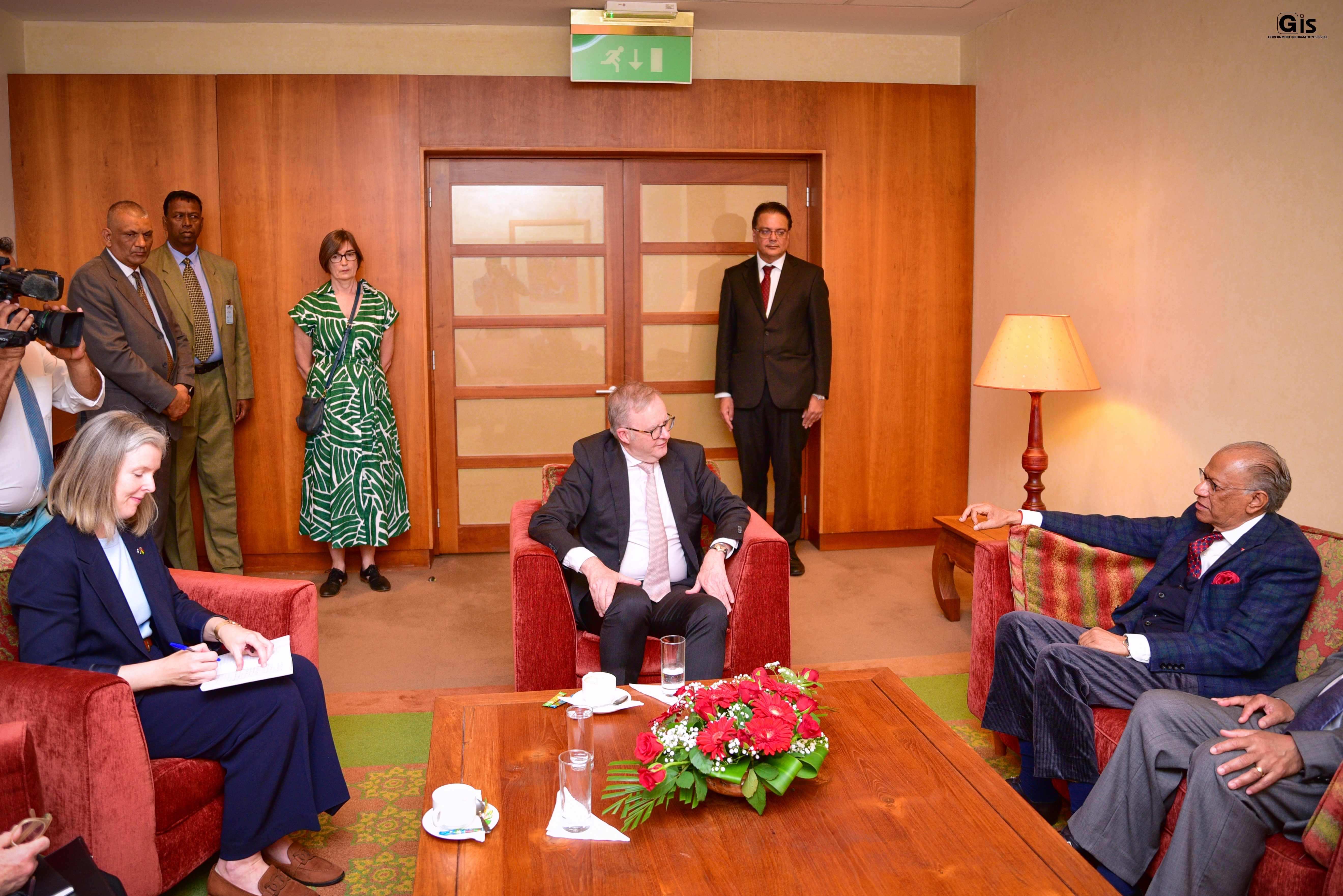 Prime Minister Ramgoolam congratulates Australian counterpart on his re ...