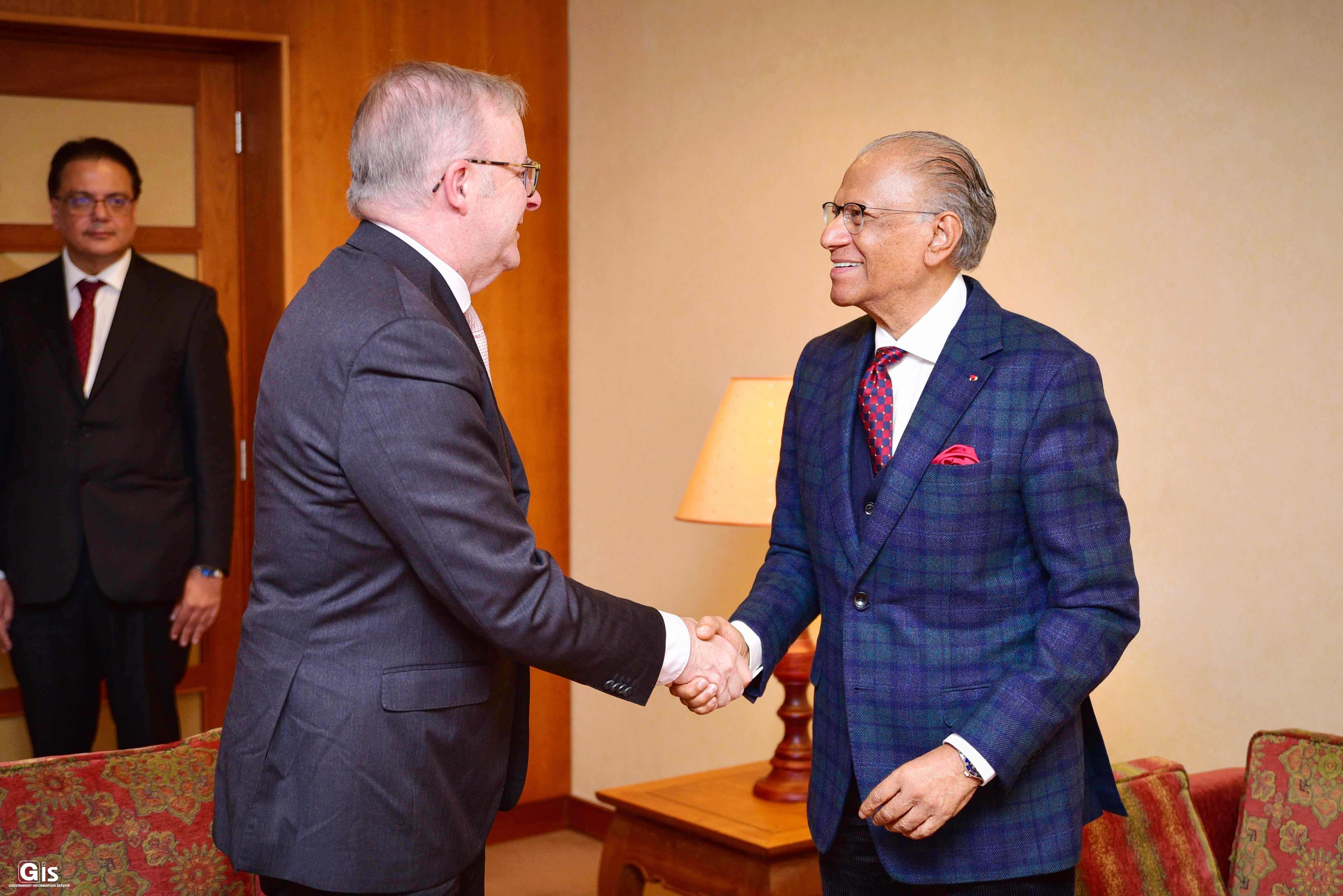 Prime Minister Ramgoolam congratulates Australian counterpart on his re ...