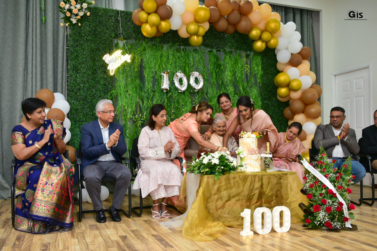 Prime Minister attends 100th birthday celebrations of Mrs Sookun