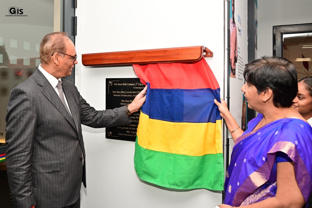 VPM Dookun-Luchoomun inaugurates Polytechnics Mauritius Rose Belle Campus