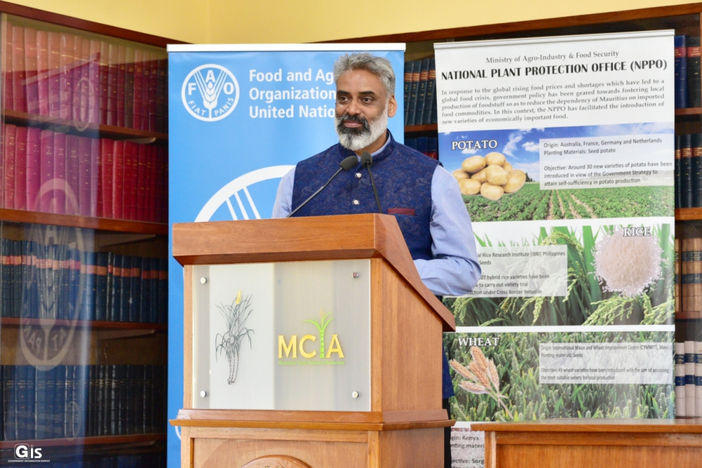 Workshop on Phytosanitary Capacity Evaluation opens at the MSIRI in Réduit