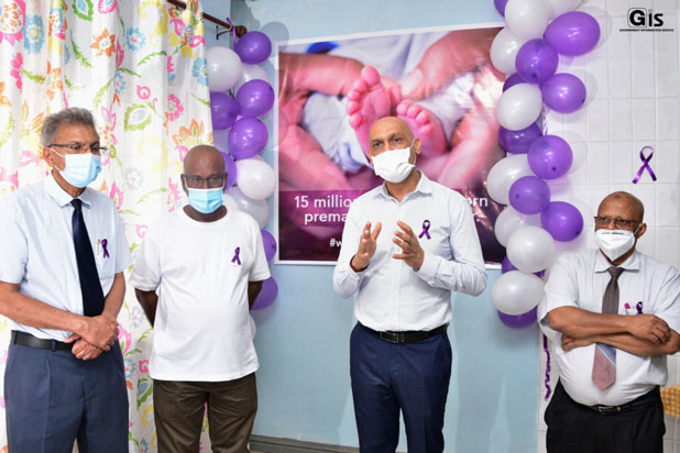 World Prematurity Day 2021 commemorated at Dr Bruno Cheong Hospital