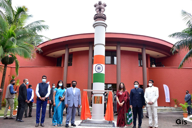 The Ashok Stambh unveiled to mark the 75th anniversary of India's ...