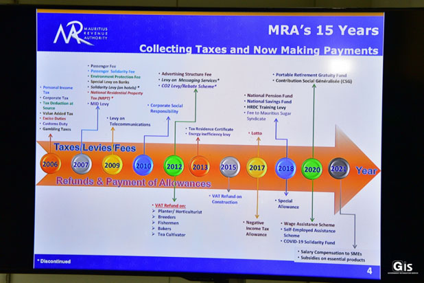 Mauritius Revenue Authority : vers presque 100 de services sans ...