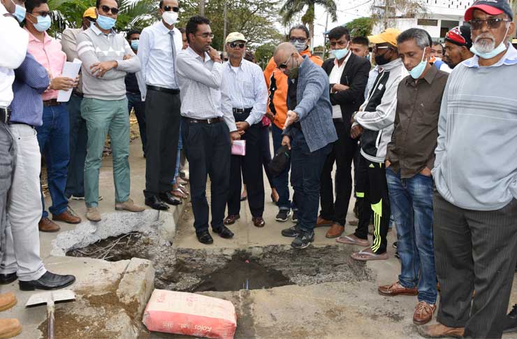 Construction de drains à hauteur de Rs 69 millions à Plaine Magnien